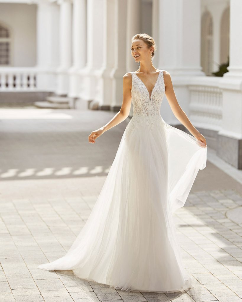 Rosa Clarà 2022 abito vestito sposa Vicenza SARONY | Abiti Sposa e ...